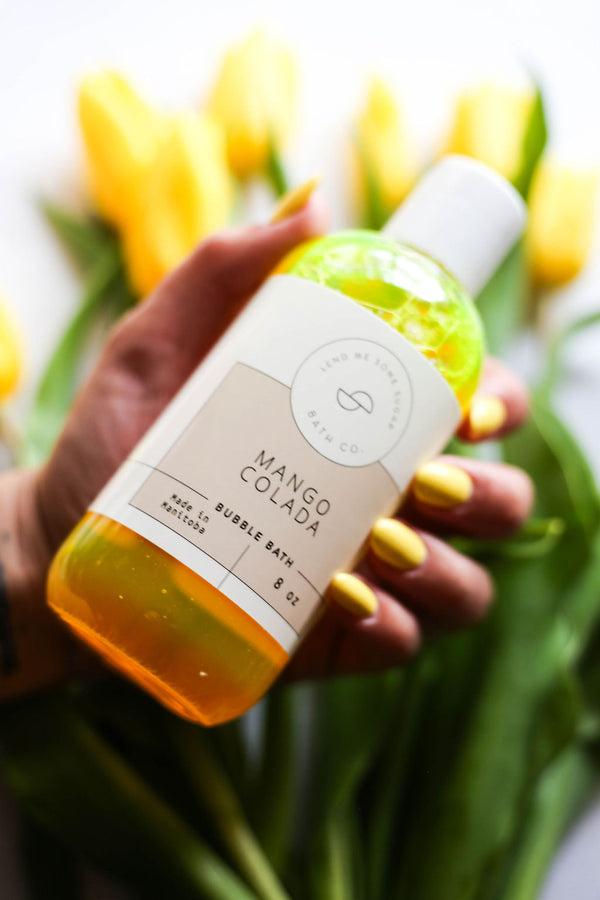 Mango Colada Bubble Bath - Lend Me Some Sugar Bath Co.